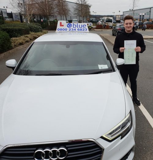 Congratulations Callum Phillips for passing driving test