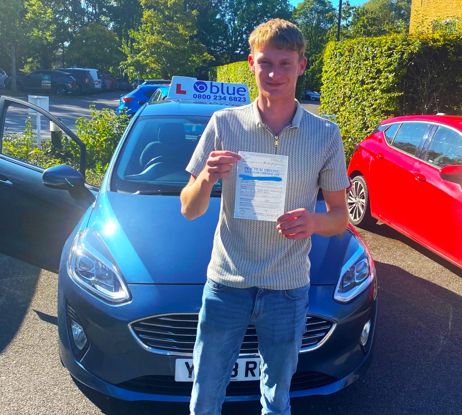 Jake from Chard Passed Driving Test First Time in Yeovil - Blue Driving ...