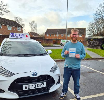 Heather Lewis from Yateley passed her driving test in Farnborough ...